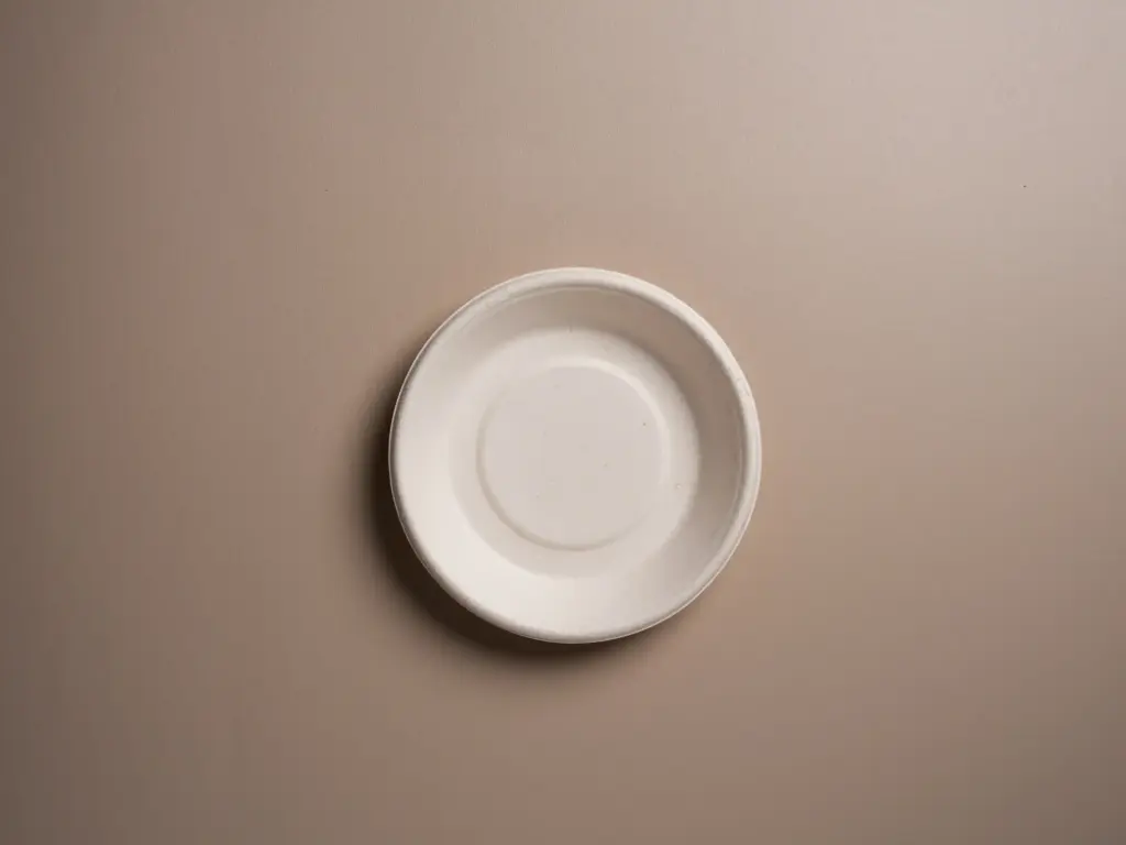 Bagasse 7 inch deep Round Plate - Super High Quality
